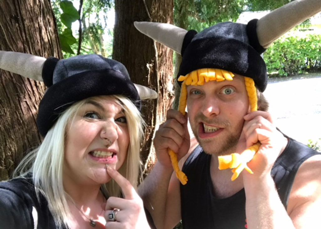 Novelty Viking Helmet Polar Fleece Hat - WE Hats